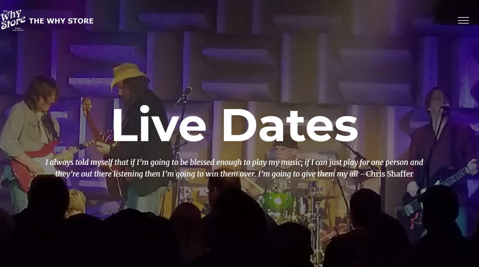 Live Dates - Official Website of The Why Store for News, Shows, Music ...